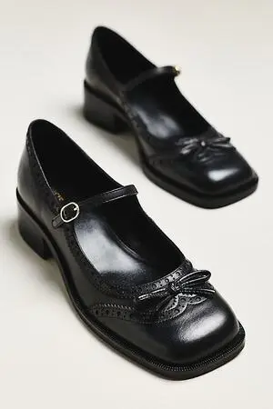 Maeve Bow Brogue Mary Jane Heels
