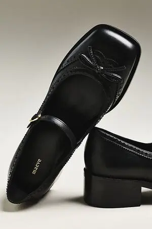 Maeve Bow Brogue Mary Jane Heels