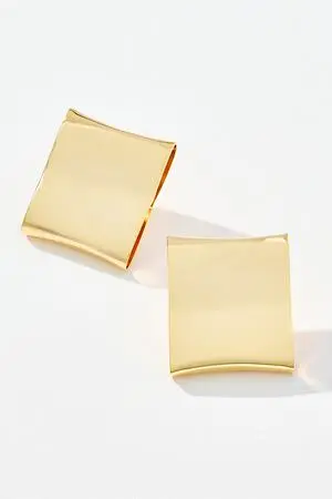 Éliou Colbi Square Post Earrings - Gold