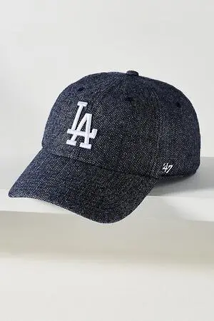 '47 Herringbone Baseball Cap - Dodgers Navy