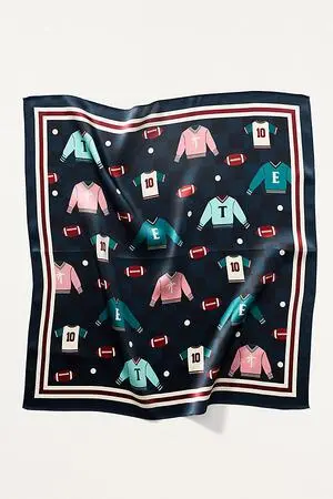 ELEGANCIA TROPICAL Football Silk Scarf