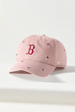 '47 Scatter Drink Icons MLB Baseball Cap Red Sox Red Wine