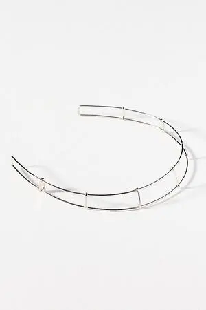 EPONA VALLEY Castillo Metal Headband - Silver