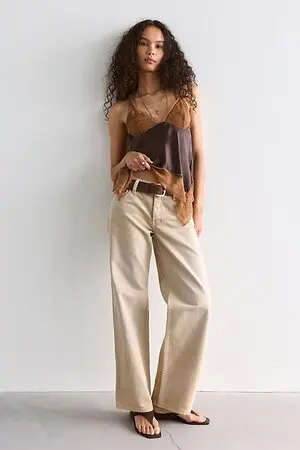 EB DENIM Low-rise Baggy Jeans - Sunset