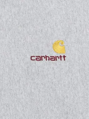 Carhartt Work In Progress American Script Crew Neck Sweatshirt - Gray