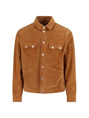Dsquared2 Button Jacket - Brown