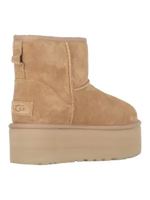 UGG Plateau Classic Mini Boots - Beige