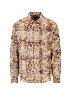 Dsquared2 Bleached Sparkly Check' Shirt