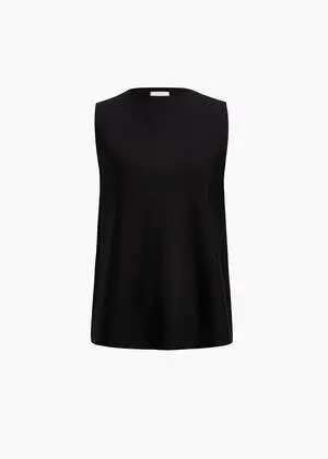 Khaite Knit Sleeveless Top - Black