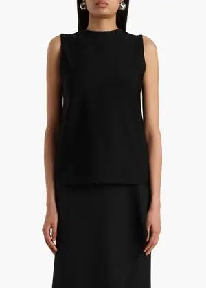Khaite Knit Sleeveless Top - Black