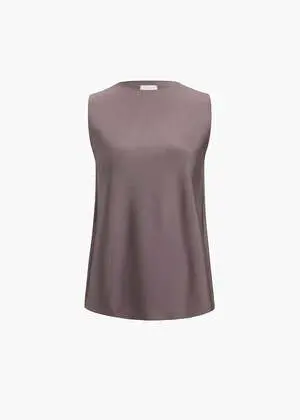 Khaite Knit Sleeveless Top - Titanium