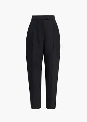Khaite Tapered Trousers - Black