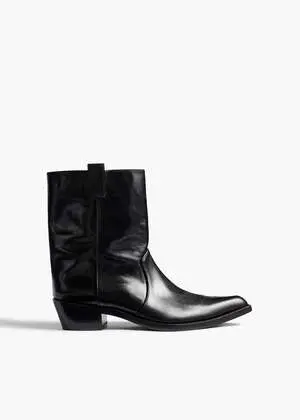 Khaite Clive Ankle Boot - Black