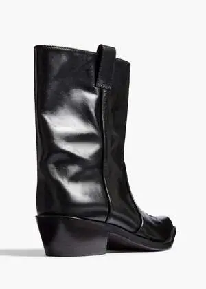 Khaite Clive Ankle Boot - Black