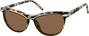 Zenni Cat-Eye Eyeglasses With Snap-On Sunlens Tortoiseshell