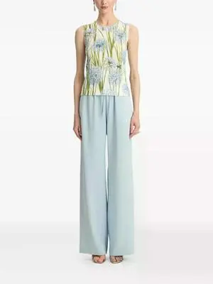 Oscar De La Renta Sleeveless Top - White