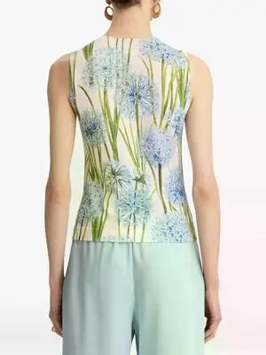 Oscar De La Renta Sleeveless Top - White