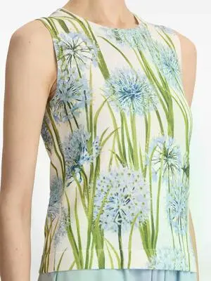 Oscar De La Renta Sleeveless Top - White