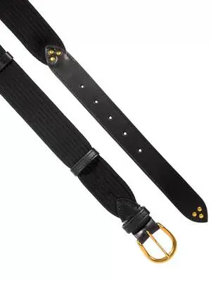 Jérôme Dreyfuss Strap Buckle Belt - Black