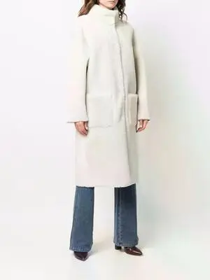 LISKA Reversible Shearling Coat - Neutrals