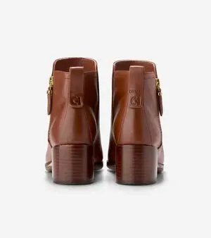 Cole Haan Haisley Ankle Boots - Cuoio