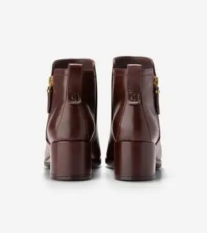 Cole Haan Haisley Ankle Boots - Madeira Brown