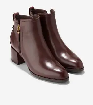 Cole Haan Haisley Ankle Boots - Madeira Brown