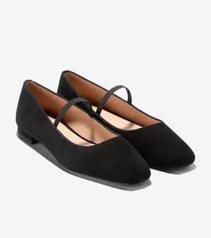 Cole Haan Bridget Mary Jane Ballet Flats - Black