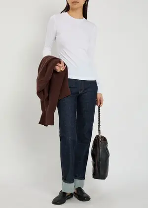 Varley Edna Jersey Top - White