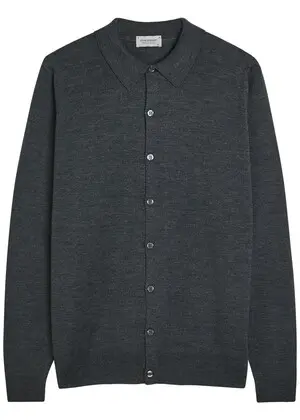 John Smedley Tibor Merino Wool Overshirt