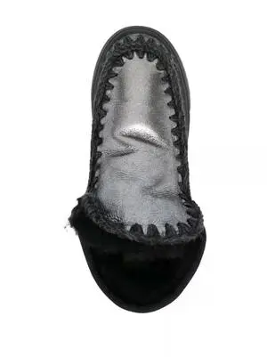Mou Crochet Trim Sneaker Boots
