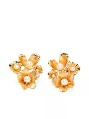 JENNIFER BEHR Flower Earrings - Gold