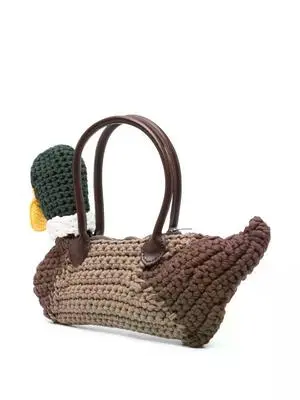 CHARLES JEFFREY Duck Woven Tote Bag
