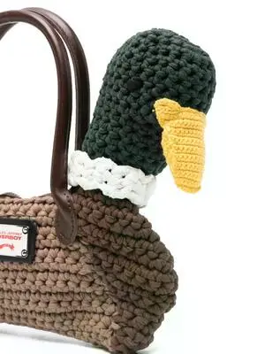 CHARLES JEFFREY Duck Woven Tote Bag