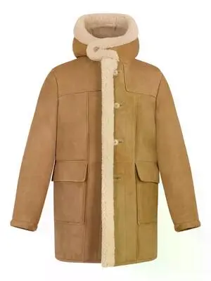 FURSAC Hooded Shearling Coat