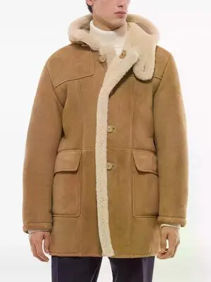 FURSAC Hooded Shearling Coat