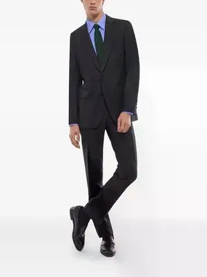 FURSAC Single-breasted Notched-lapel Blazer - Black