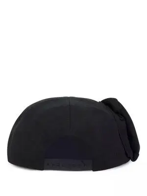 WHO DECIDES WAR Zip Detail Baseball Cap - Black
