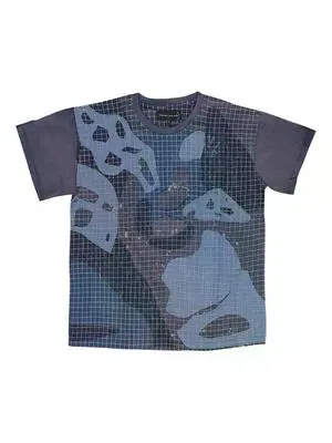 WHO DECIDES WAR Grid Short-sleeve T-shirt