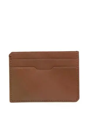 LANVIN Logo-print Cardholder - Brown