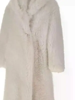 BB COUTURE Hooded Shearling Coat