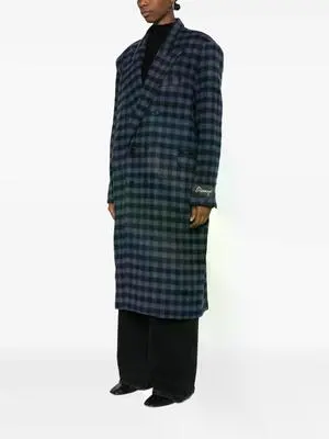 BENJAMIN BENMOYAL Double-breasted Checked Coat