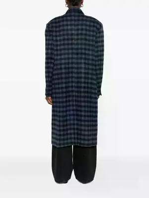 BENJAMIN BENMOYAL Double-breasted Checked Coat