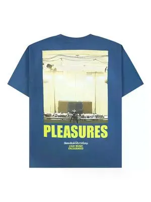 PLEASURES Graphic-print Short-sleeve T-shirt - Blue