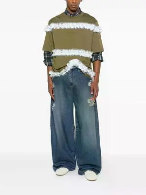 Simone Rocha Five-pocket Wide Leg Jeans