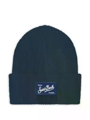 MC2 SAINT BARTH Patch-detail Beanie - Blue