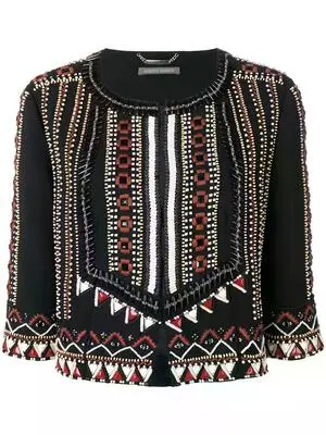 Alberta Ferretti Bead Embroidered Jacket