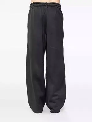 Andrea Ya'aqov Drawstring-waist Wide-leg Trousers