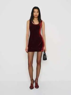 Sleeveless Velvet Dresses