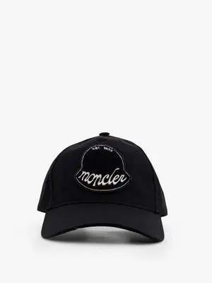 Moncler Cotton Baseball Cap - Black